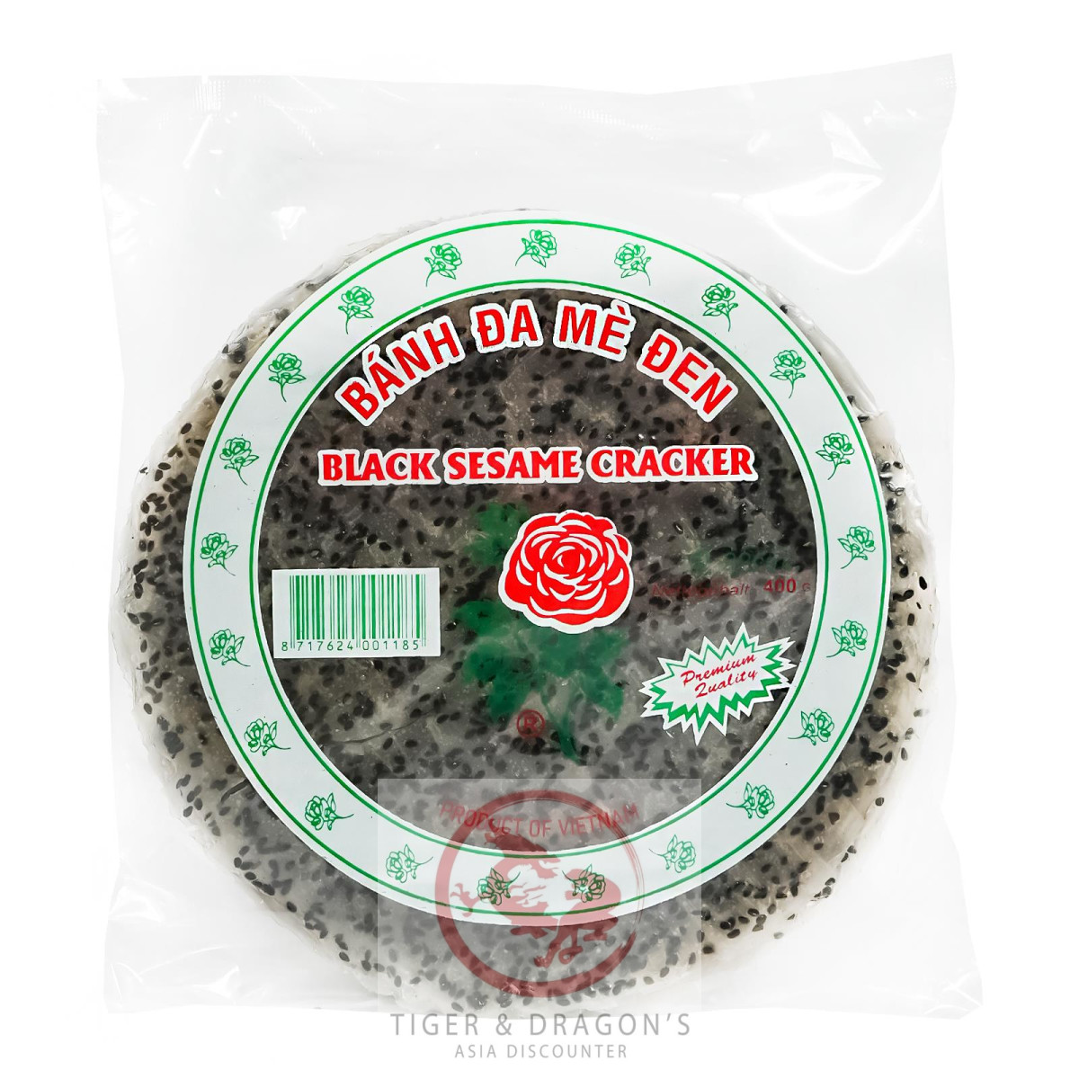 Black Sesame Rice Cake (35€ HT/carton 40x300g) - Vmart
